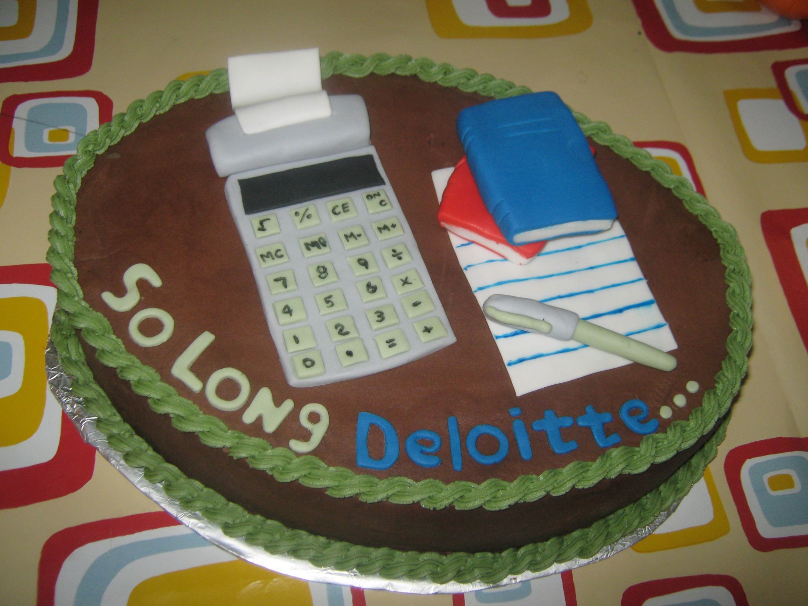 Accountant Cake