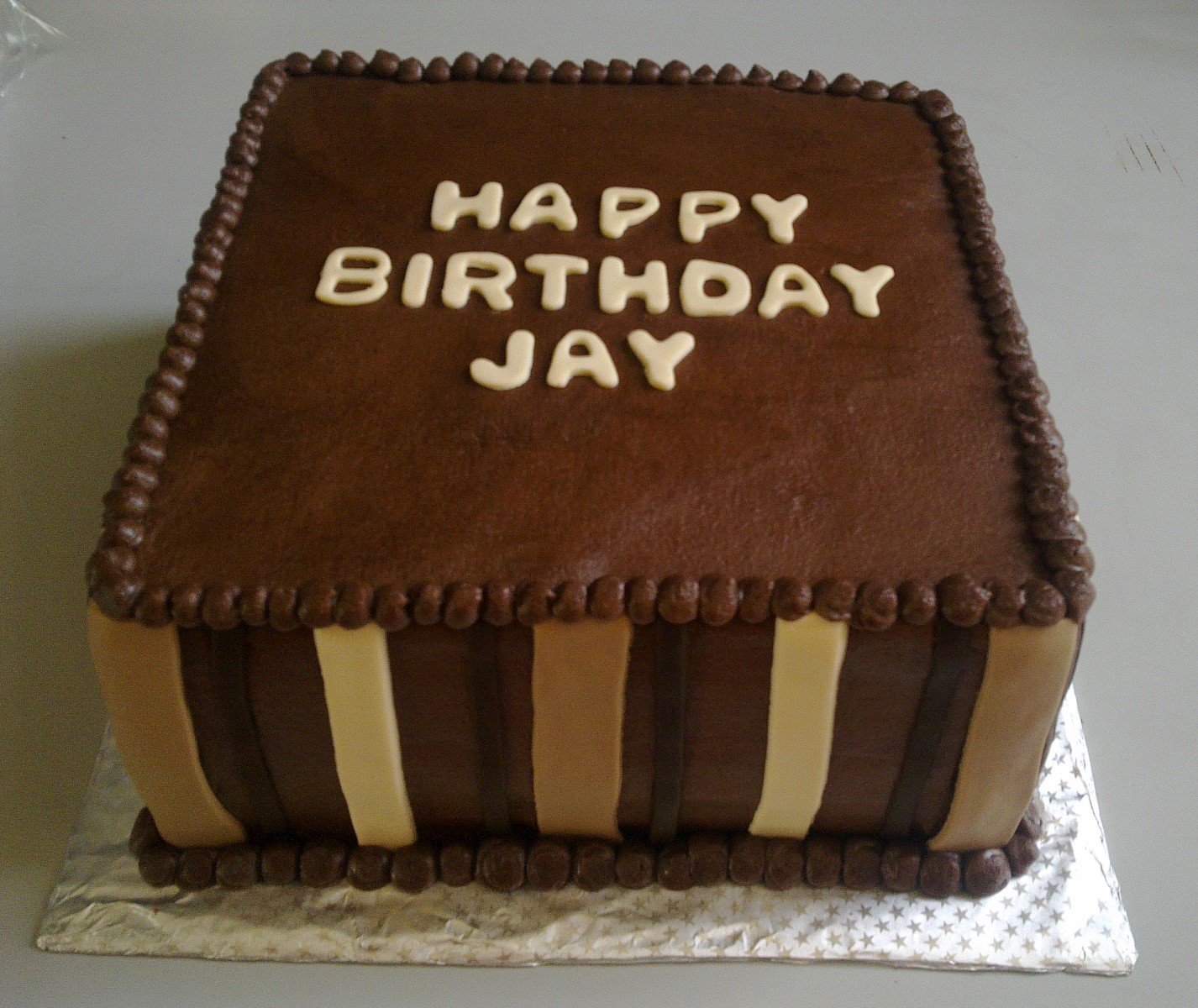 Brown & Cream Cake